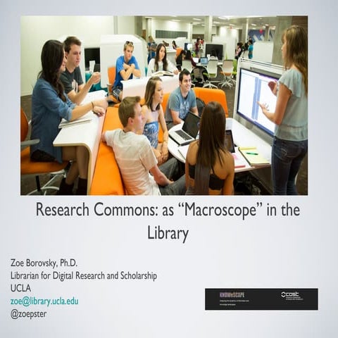 UCLA Libraries and the Research Commons | PPT