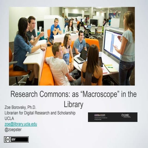 Research Commons as "Macroscope" in the Library | PPT