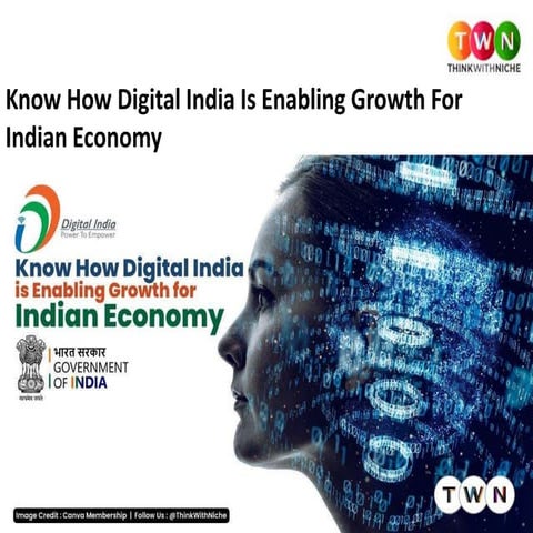 Know How Digital India Is Enabling Growth For Indian Economy | PPT