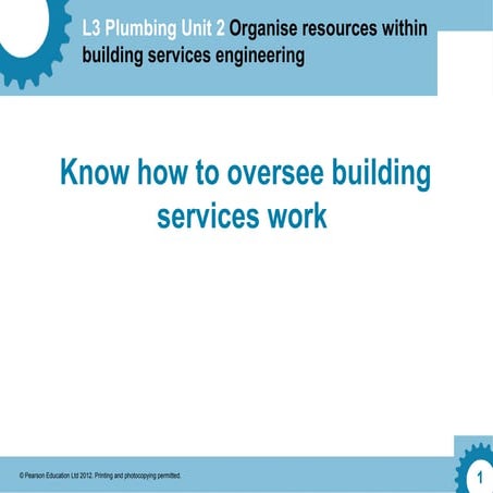 Know how to oversee building services work | PPT