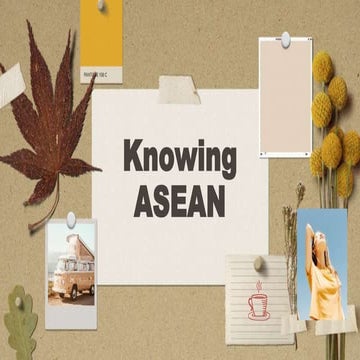 Knowing-ASEAN literature of the Southeast Asian Economic Union | PPTX