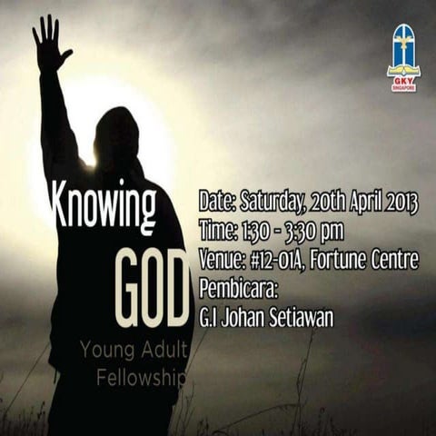Knowing God | PPTX