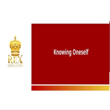 Knowing+Oneself : Towards self improvement.pptx