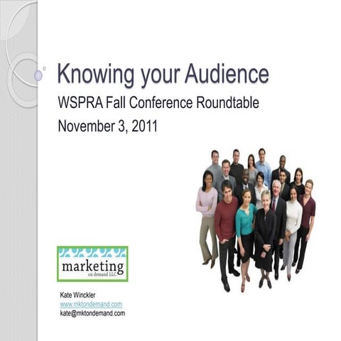 Knowing Your Audience - School Public Relations | PPT