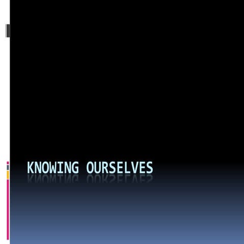 knowing yourself | PPT