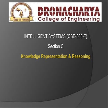 Knowledge-Representation and Reasoning in pdf | PPT