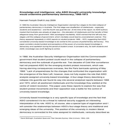 Knowledge And Intelligence Paper Draft 220609 | PDF