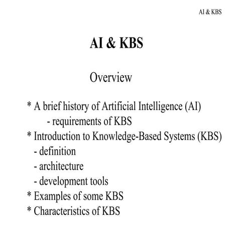 Knowledge-based Systems | PPT