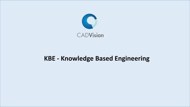 Knowledge based engineering | PPTX