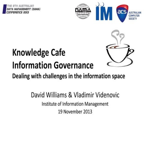 How to run a Knowledge cafe | PPTX