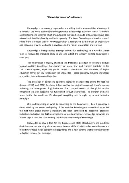 The New Production Of Knowledge | PPT