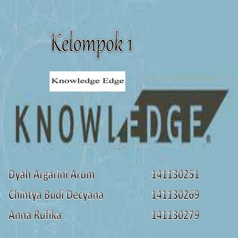 Knowledge edge | PPT