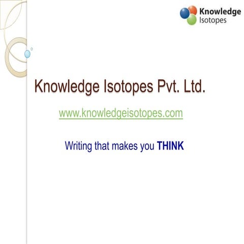 Knowledge Isotopes | PPT