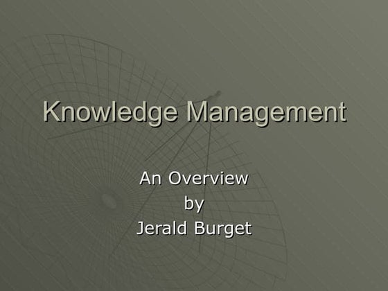 Knowledge Management Models | PPT