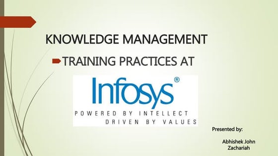 Infosys - Performance management system | PPT