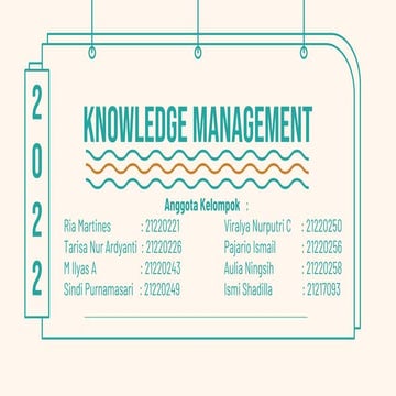 Knowledge Management Pptx