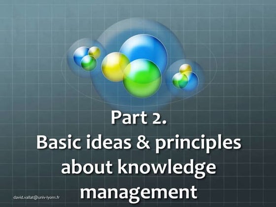 Knowledge management 1 (managing knowledge) | PPT