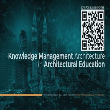 Knowledge Management Architecture in Architectural Education | PPT