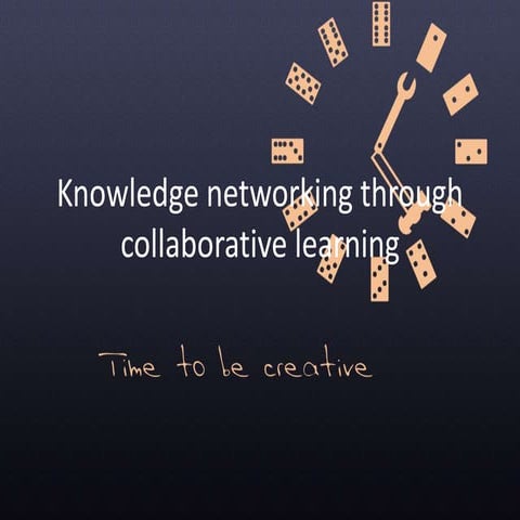 Knowledge networking through collaborative learning @kavya sree | PPTX
