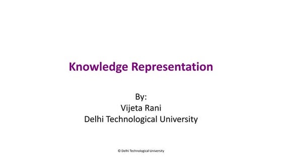 Semantic net in AI | PPT