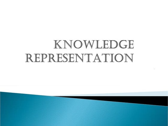 Knowledge Representation & Reasoning AI UNIT 3 | PPTX