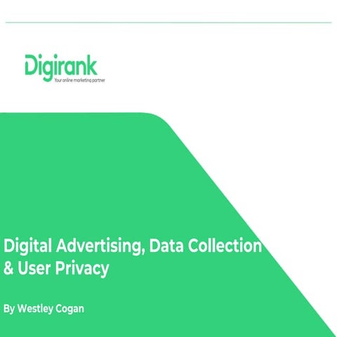 Digital Advertising, Personalisation & User Privacy | PPT