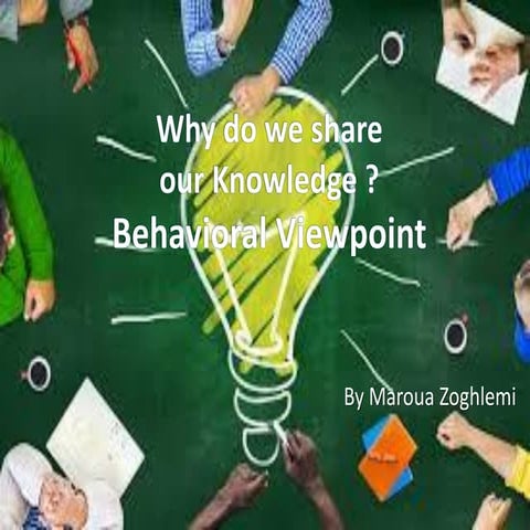 Knowledge sharing behavior | PDF