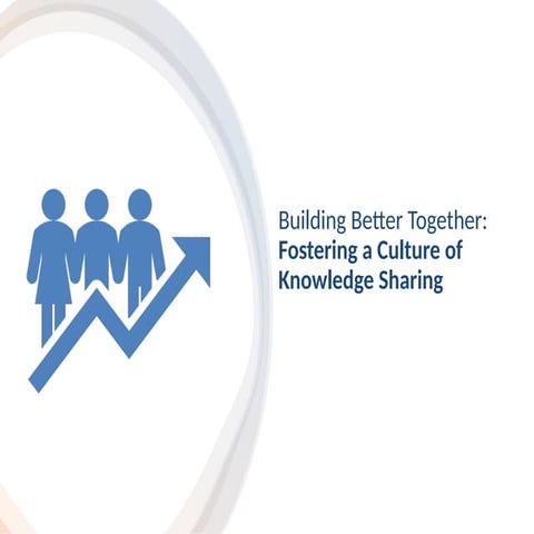 Knowledge Sharing Presentation, Building Better Together | PPTX