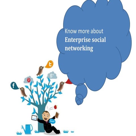 Know more about enterprise social networking | PPTX