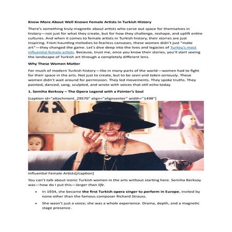 Know More About Well Known Female Artists in Turkish History.pdf