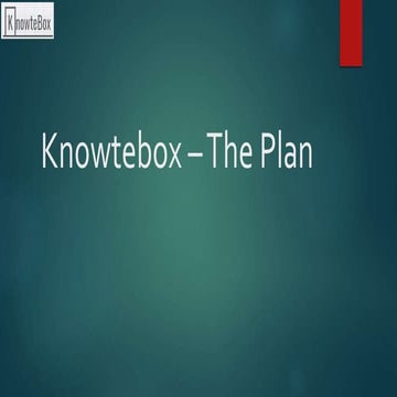 Knowtebox presentation | PPT