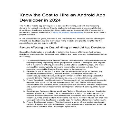 Know the Cost to Hire an Android App Developer in 2024.pdf