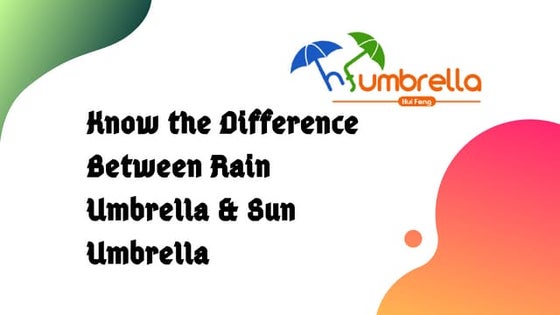 2 fold umbrella vs 3 fold umbrella | PPT