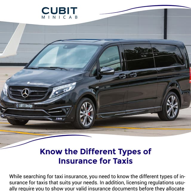 Know the different types of insurance for taxis | PDF