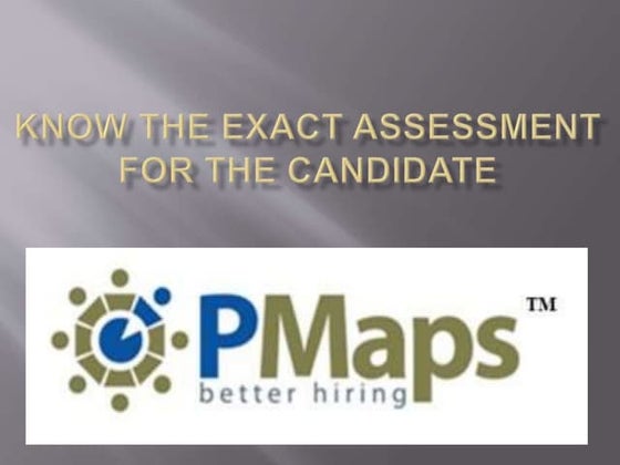 Candidate Assessment Tool For Current Employees Only | PPT