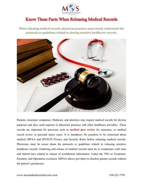 Medical Records Management: Factors to Consider When Releasing Medical ...