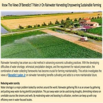 Exploring A Few Tips By Benedict T Palen Jr Methods For Water ...