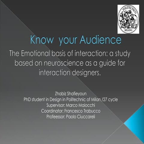 Know your audience | PPT