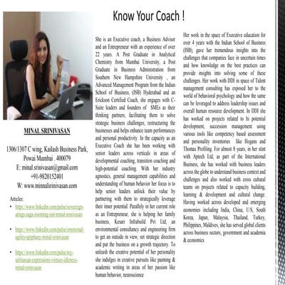 Know Your Coach !.pptx