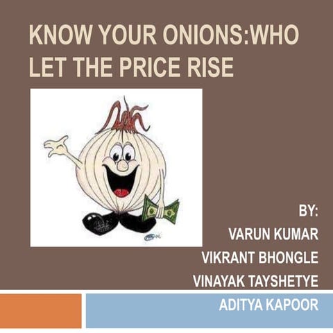 Know your onions | PPTX