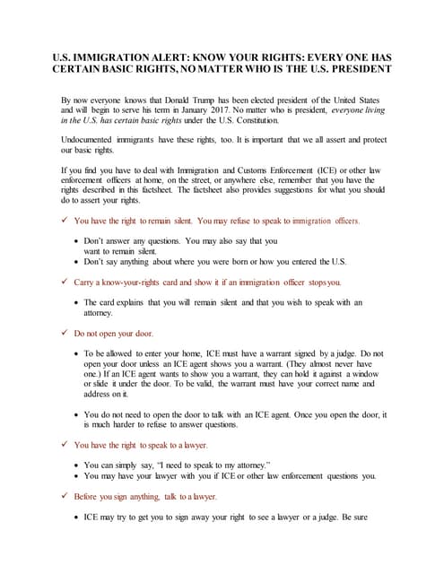 KNOW YOUR RIGHTS! | PPTX