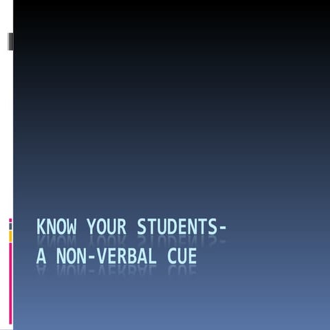 Know Your Students | PPT