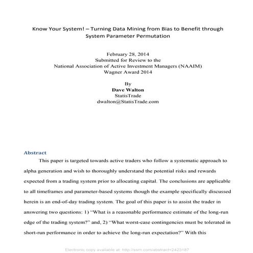 Do you know your system? | PDF