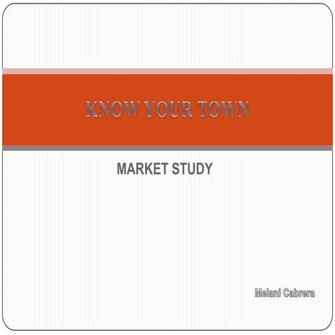 Know your town | PPT