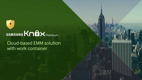 KNOX Message: Collaborate Securely, Anywhere, Anytime | PPTX ...