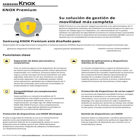 Knox workspace samsung knox | PDF