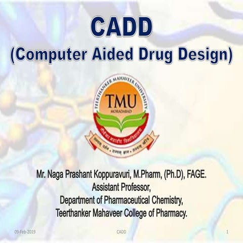 COMPUTER AIDED DRUG DESIGN | PPTX