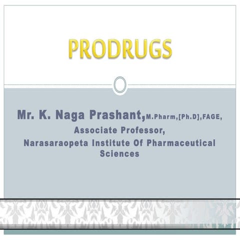 PRODRUGS | PPTX