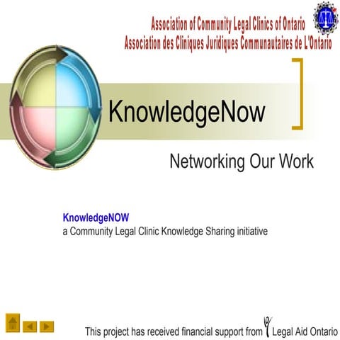 KnowledgeNow Project - Promotional Presentation | PPT