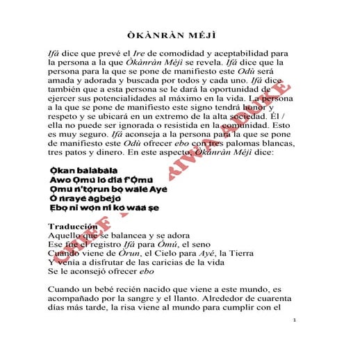 òKànràn méjì | PDF